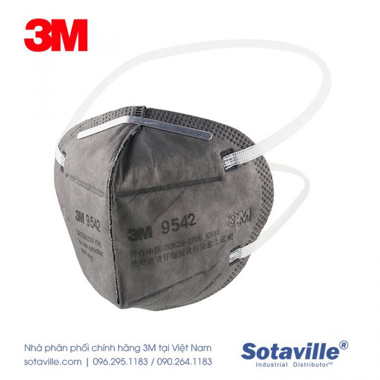 Khẩu trang 3M 9001V Chính Hãng - Lọc Tới 99% Bụi bẩn, Có Van Thở